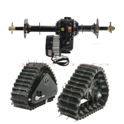 ATV Go Kart Golf Buggy Rear Wheels Track 30'' Axle Kits 1000W ...