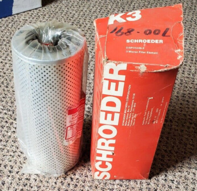 SCHROEDER K3 Hydraulic Oil Filter Element 3 Micron 150 psi | eBay