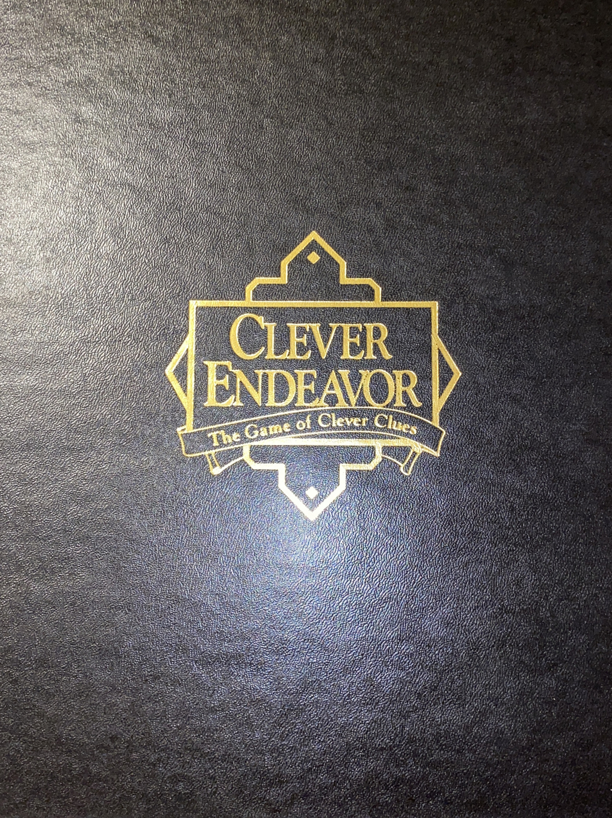 Clever Endeavor Deluxe Edition Board Game by Mind Games 1989 Vintage EC ...