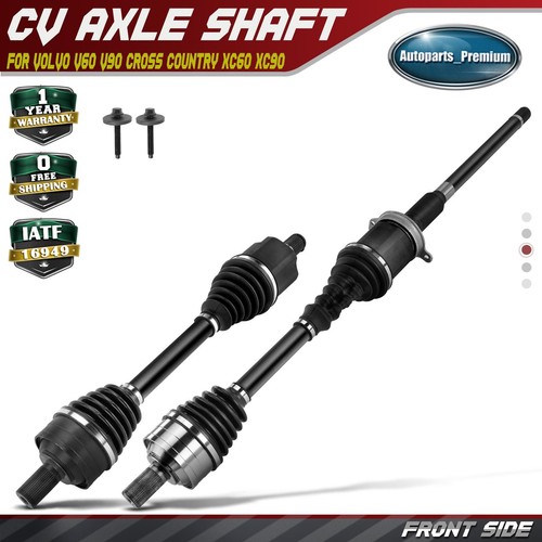 2x Front LH & RH CV Axle Assembly for Volvo V60 V90 Cross Country XC60 ...