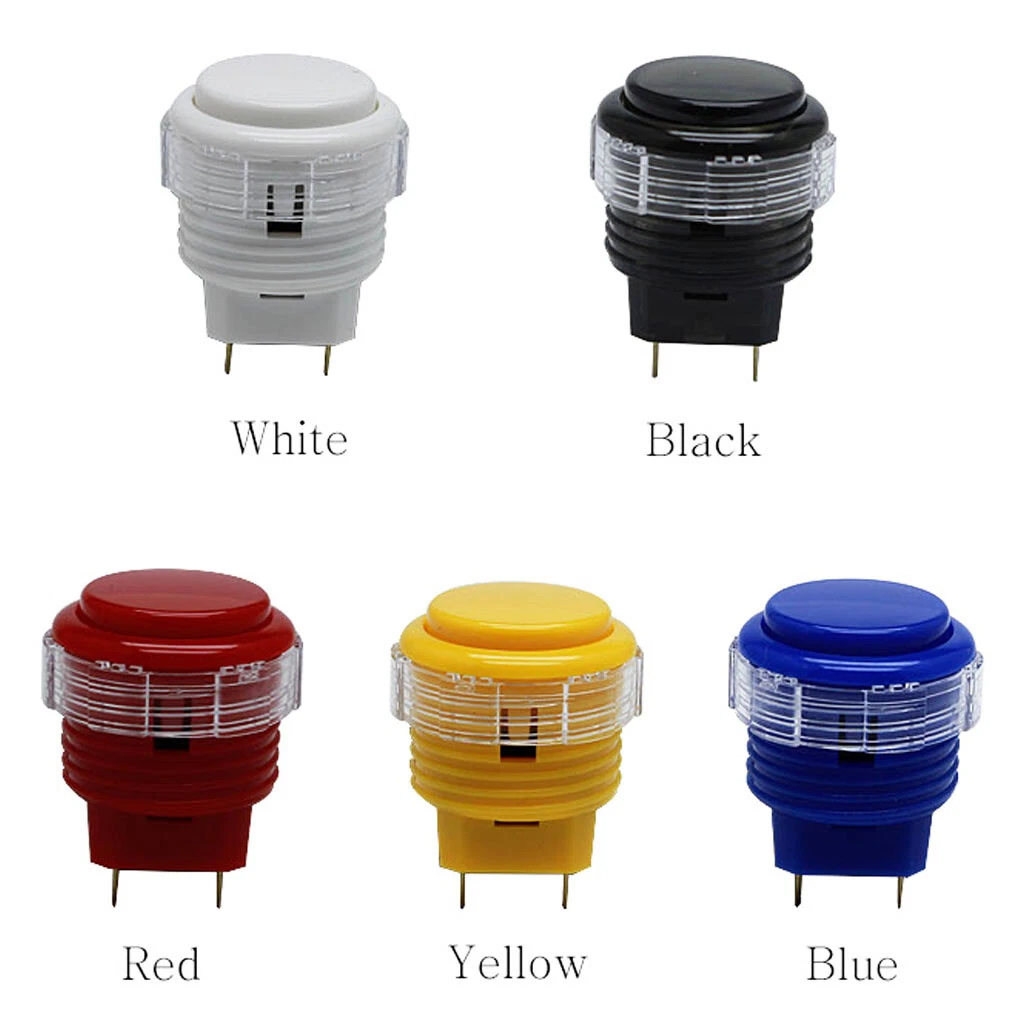 Crown Samducksa SDB-202-24-MX Arcade Push Button Yellow, 58% OFF