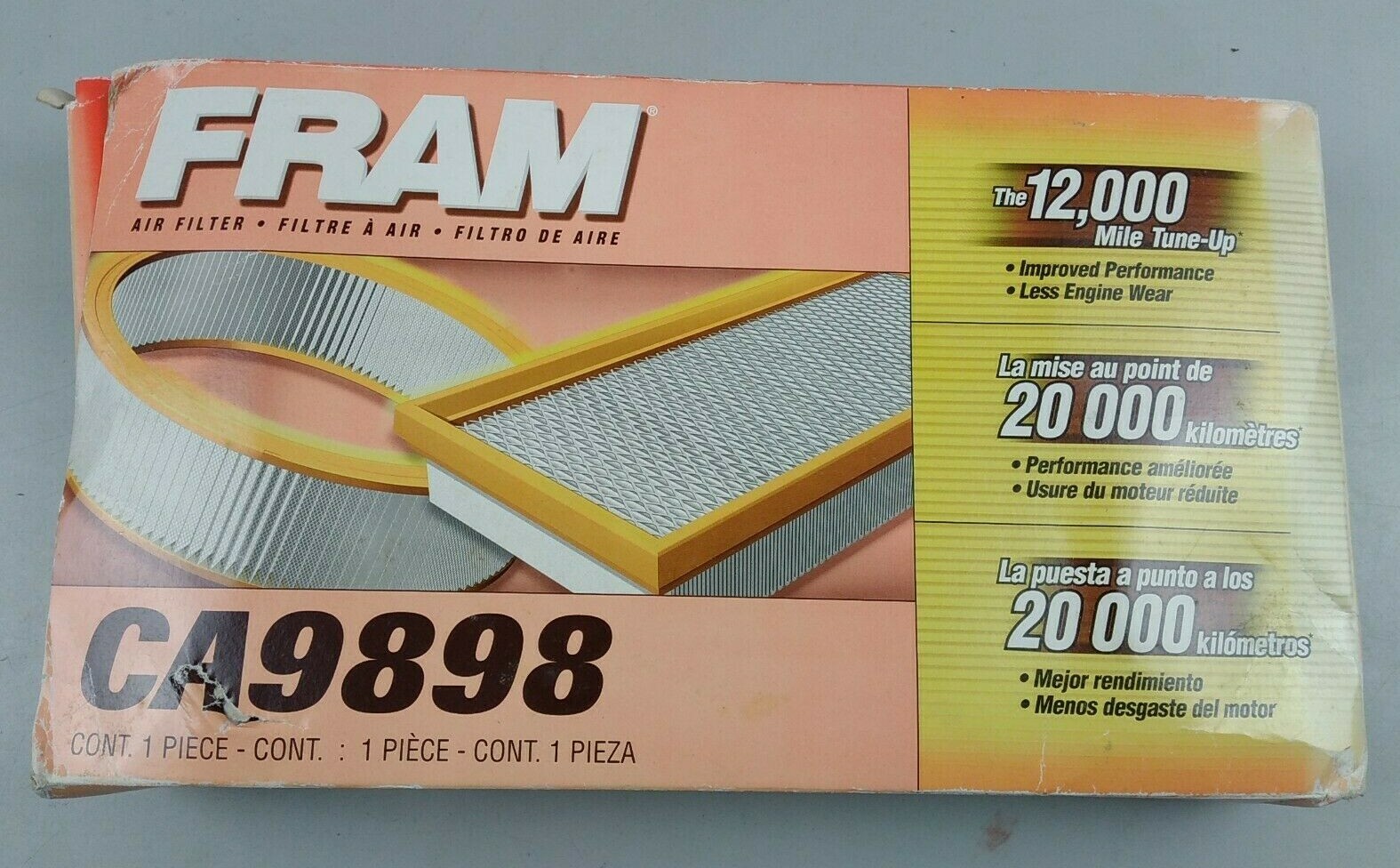 Fram CA9898 - Air filter cross reference