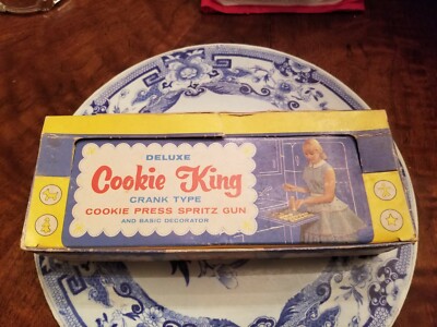 Deluxe Cookie King Crank Type Cookie Press Spritz Gun Box (Box Only ...