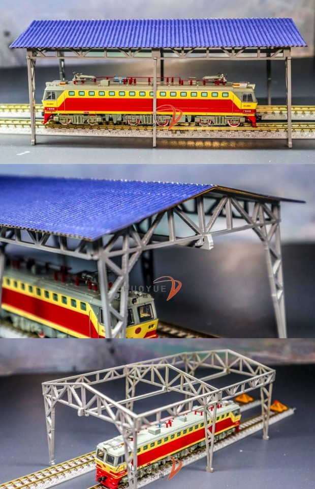Diorama N Scale Railway Station Model Train Railway Layout Outlands ...