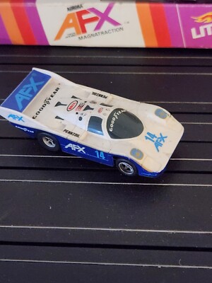 AFX AURORA #14 PORSCHE 962 IMSA GTP ROAD RACER SRT TURBO CHASSIS SLOT ...