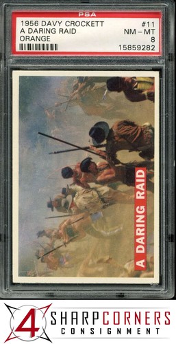 1956 DAVY CROCKETT ORANGE #11 A DARING RAID POP 15 PSA 8 SET BREAK | eBay