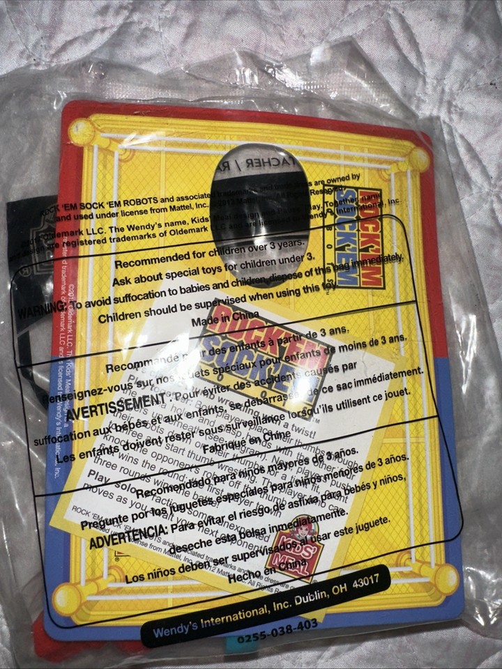 Mattel Rock'em Sock'em Fighting Robots Kid's Game *Open Box* | eBay