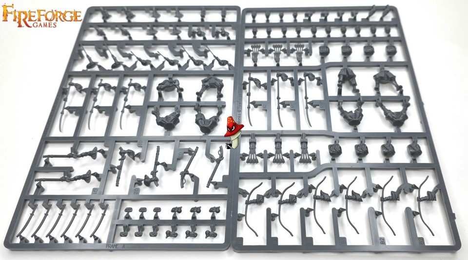 Sohei Warrior Monks Fireforge Games 1/56 28mm 1 x Sprue Set unboxed ...