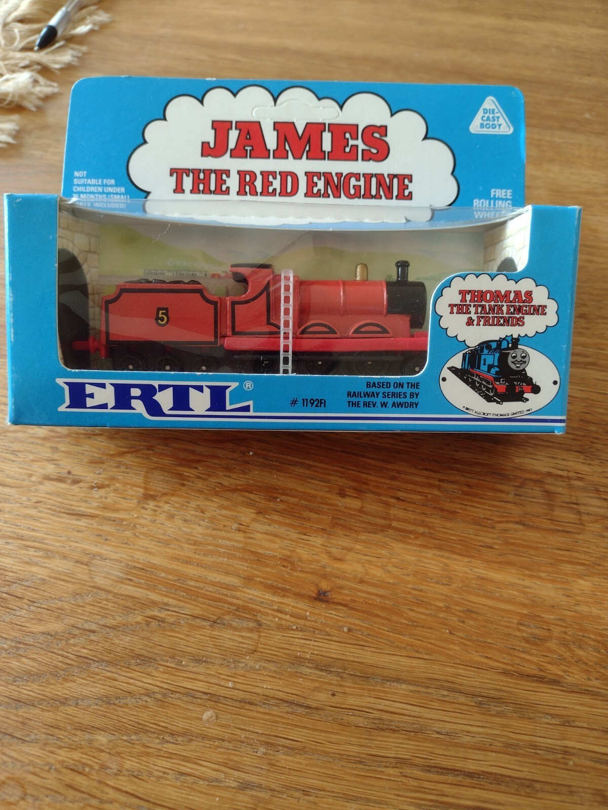 THOMAS THE TANK ENGINE,ERTL,JAMES PAPER FACE, BOXED | eBay UK