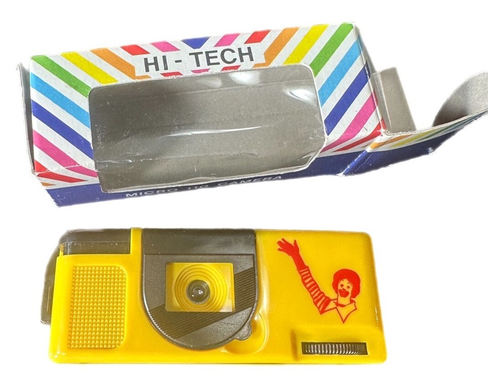 McDonalds Micro 110 Camera Hi-Tech Film Vintage Rare In Original Box ...