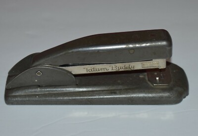 Vintage Wilson Jones Co. Model T155 Tatum Buddy Stapler Gun Metal Gray ...