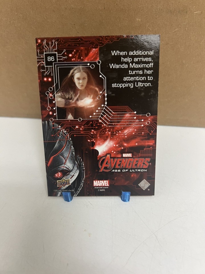 Marvel MCU Avengers Age of Ultron Trading Card #86 Scarlet Witch Wanda ...
