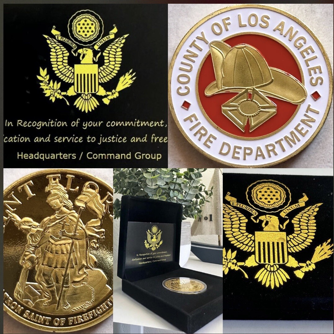Army Challenge Coins Fire Department Custom Firefighter Challenge