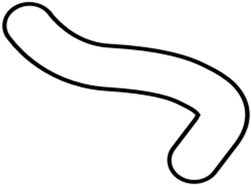 254113X650 Hyundai Piperadiator to engine 254113X650, New Genuine OEM ...