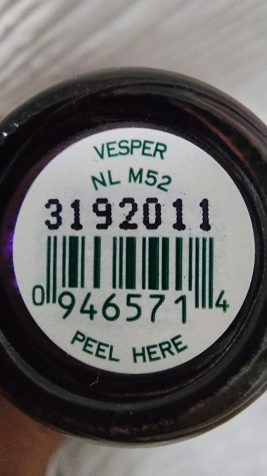 O.P.I. opi Nail Lacquer #NL M52 Vesper (Liquid Sand) (Eggplant) Free S ...