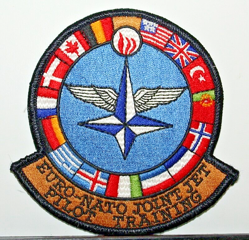 EURO-NATO JOINT JET PILOT TRAINING Full Colored Insignia Badge Emblem ...