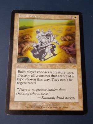 1x HARSH MERCY - Onslaught - MTG - Magic the Gathering | eBay UK