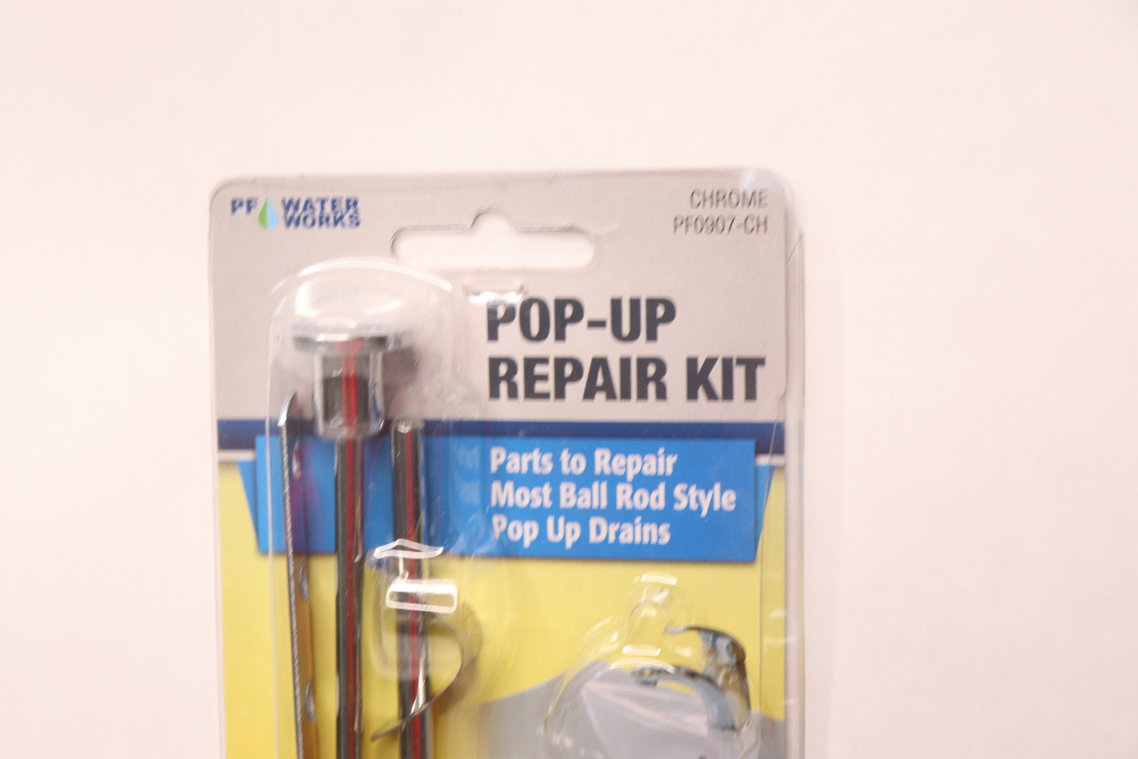 PF WaterWorks Pop-Up Abfluss Reparatursatz Chrom PF0907-CH - FEHLENDE ...