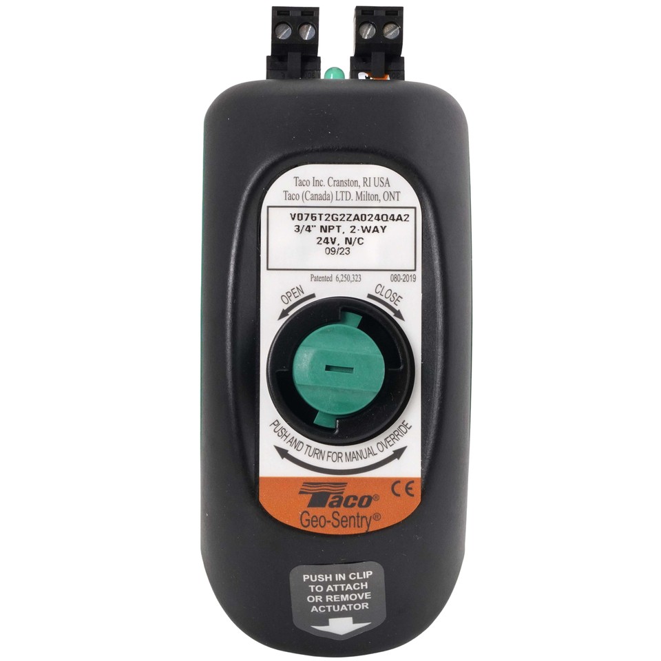 Taco V075T2G2ZA024Q4A2 3/4 NPT 2way N.C. 24V | eBay