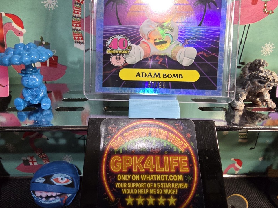 GARBAGE PAIL KIDS 40TH ANNIVERSARY GARB-13 ADAM BOMB 57/99 HOMAGE TO ...