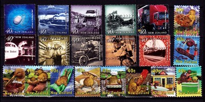 New Zealand 2000-2001 Moving the Mail, NZ Life used stamps | eBay