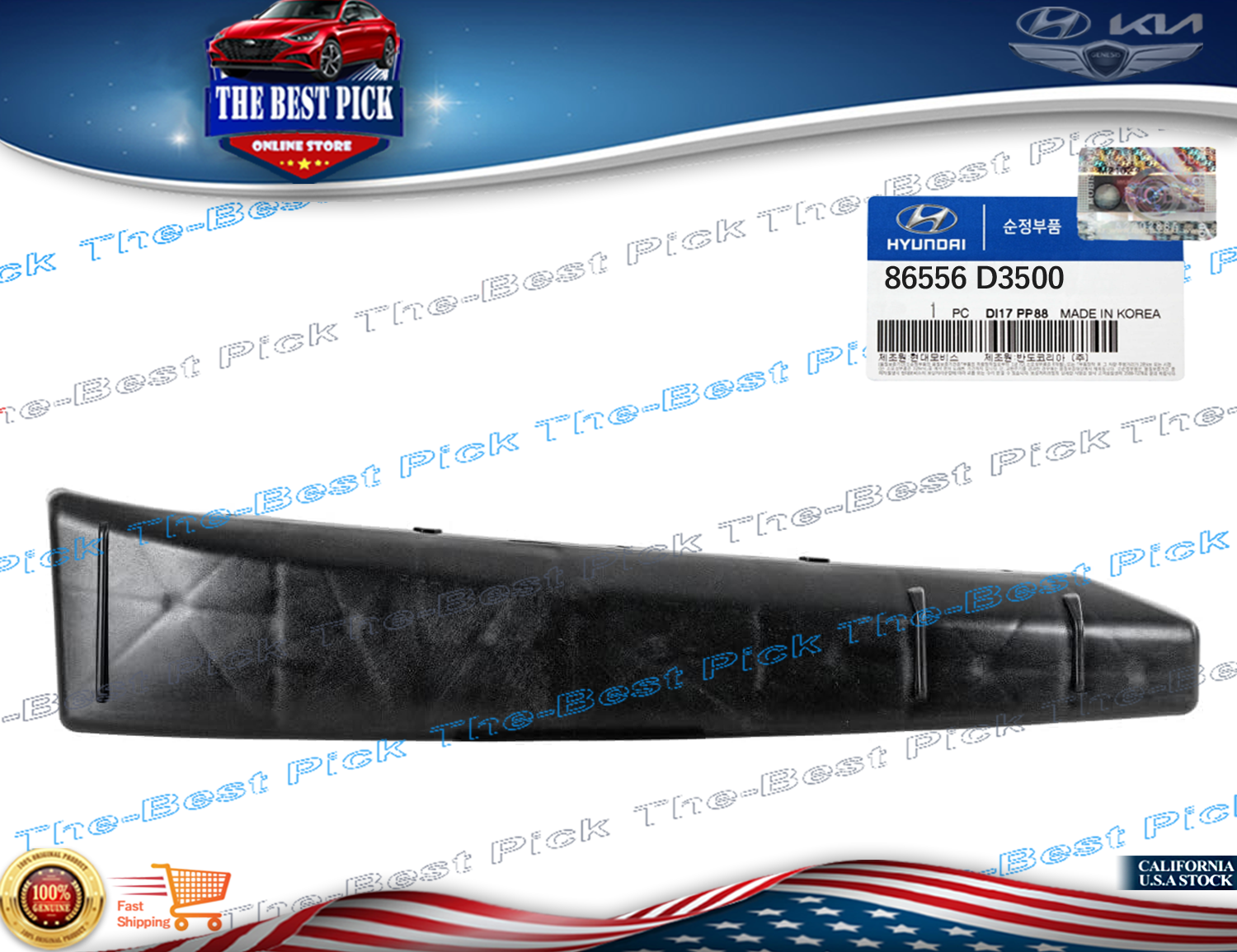 ⭐GENUINE⭐ FRONT Bumper Bracket RIGHT For 2019-2021 Hyundai Tucson ...