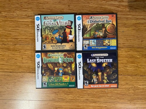 Professor Layton Nintendo DS Game Lot: Games 1-4 | eBay