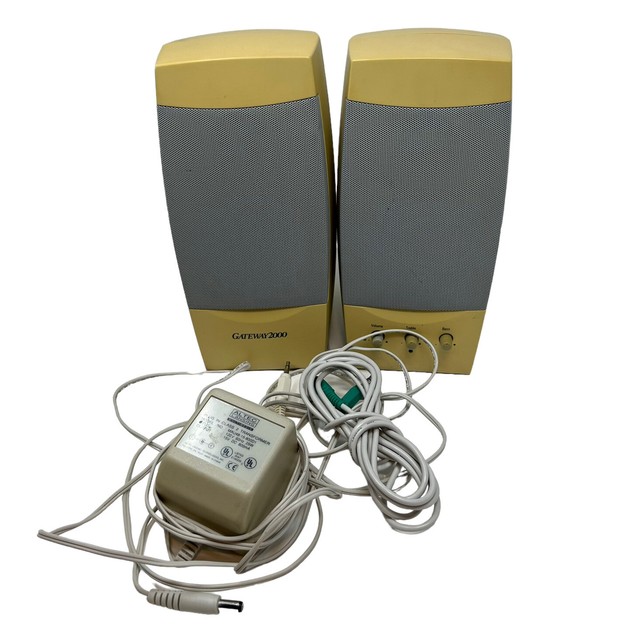 Gateway 2000 Computer Speakers ACS41 Altec Lansing Multimedia for sale ...