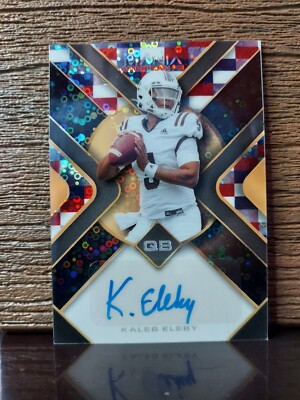 Kaleb Eleby 2022 Wild Card Auto Mania RC AUTO #6/8 American FB #AMA ...