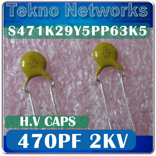 470PF 2KV 2000V 471 High Voltage Ceramic Capacitor -10pcs ...