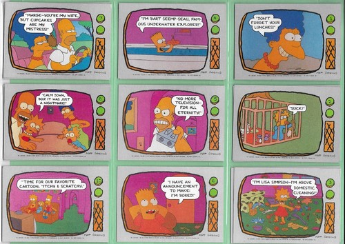 1990 Topps - The SIMPSONS - Pick Your Cards & Fill Your Sets - Cards (2 ...