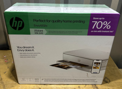 HP ENVY 6132e All-in-One Wireless Inkjet Printer w/ Ink & Warranty ...