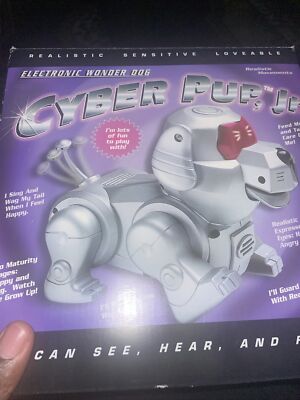 CYBER PUP JR Electronic Wonder Dog. Does Tricks, Guards House, Walks ...