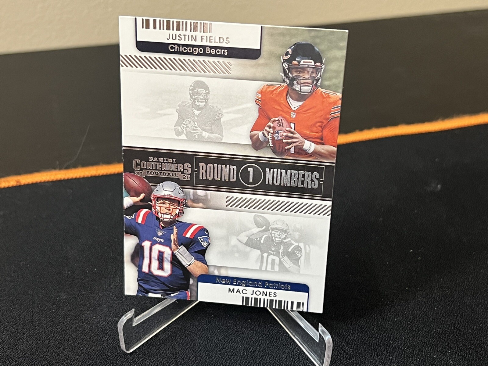 2021 Panini Contenders Justin Fields Mac Jones Round 1 Numbers Rookie ...