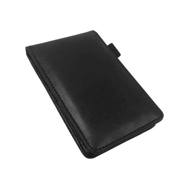 A7 Pocket Shopping Note Pad Handy Memo Leather Notebook Pad Book Ruled ...
