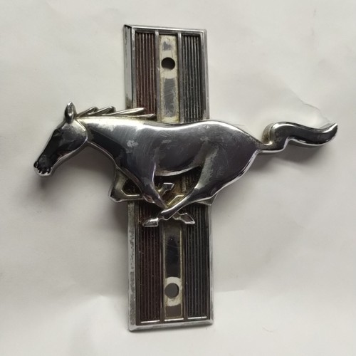 Vintage Mustang Emblem Badge Left Side With Holes Car Ford | eBay