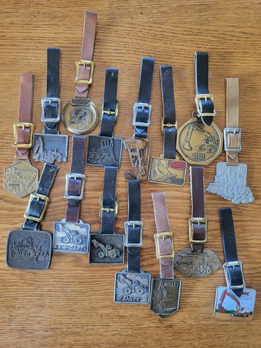 Vintage Watch Fobs Lot Of 15 With Brands | eBay