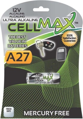 CellMax Long Lasting Alkaline 12V 1PC Card (CM-A27-BP1) | eBay