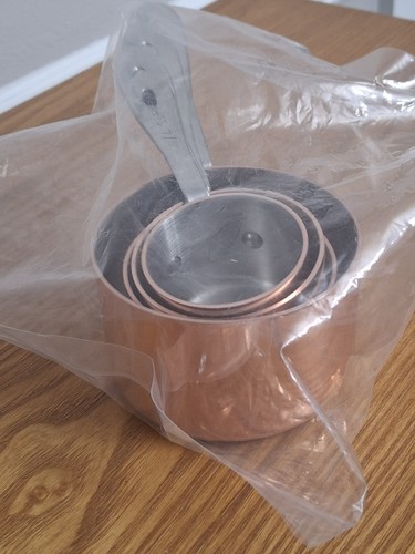 MIU Stainless Steel Copper Plated 4 Pc. Measuring Cups | eBay