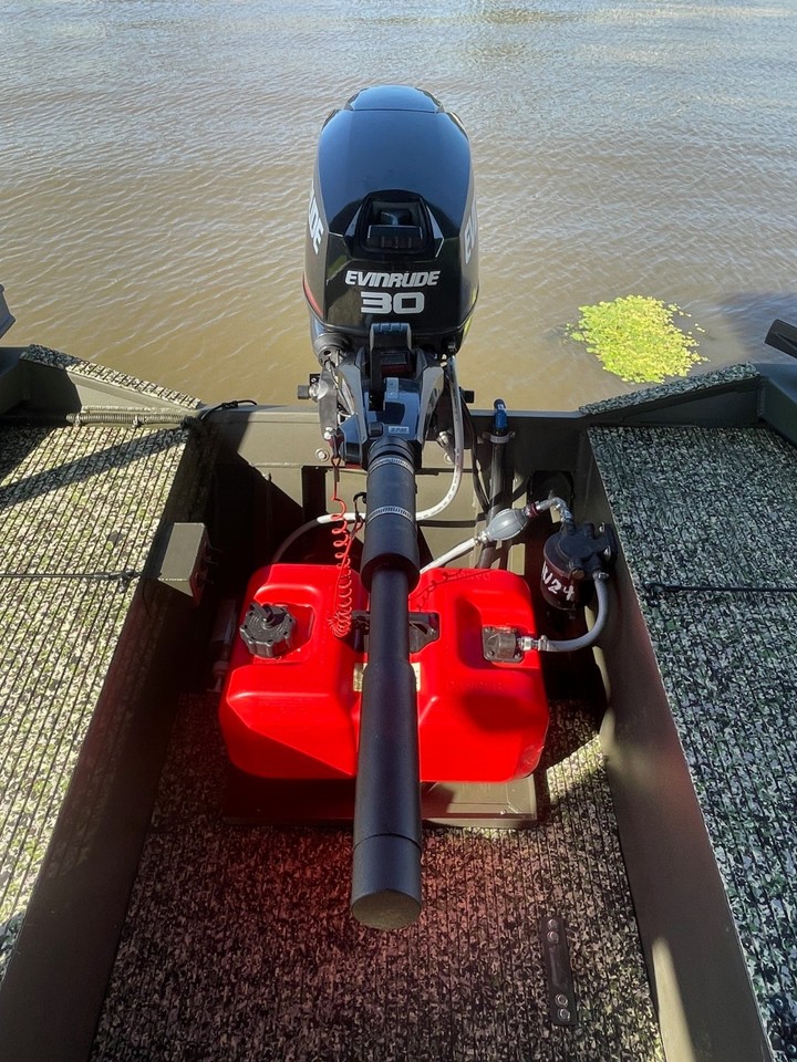 "Anytide" Outboard Tiller Handle Extension W' kill button linkage | eBay