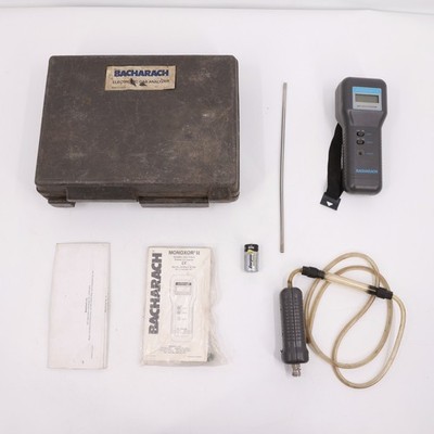 Bacharach Monoxor II CO Carbon Monoxide Analyzer Kit 19-7047 Case ...