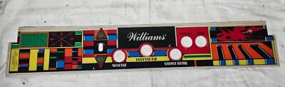 1980 Williams DEFENDER Cocktail Arcade Game Control Panel Plexi OVERLAY ...