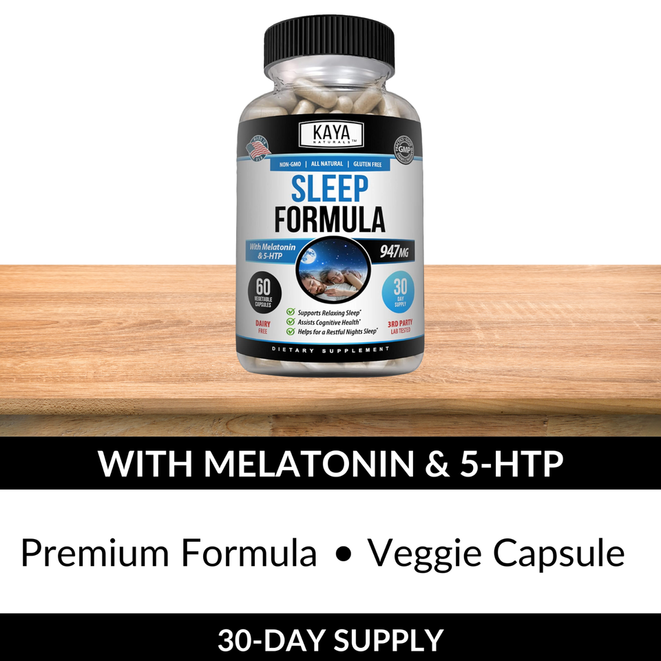 Deep Sleep Formula 60ct, Fall Asleep & Stay Asleep, Melatonin Sleeping ...