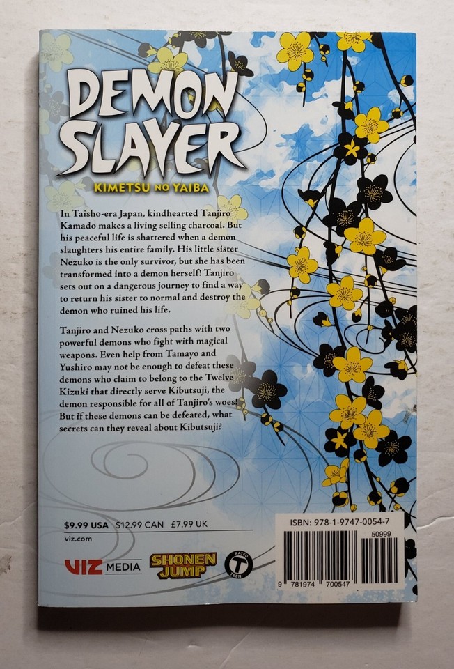 Demon Slayer Volume 3 Kimetsu No Yaiba English Translation by Koyoharu ...