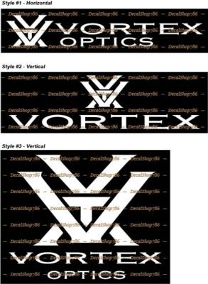 Vortex Optics - Tactical/Hunting Scopes - Vinyl Die-Cut Peel N' Stick ...