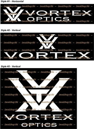 Vortex Optics - Tactical/Hunting Scopes - Vinyl Die-Cut Peel N' Stick ...