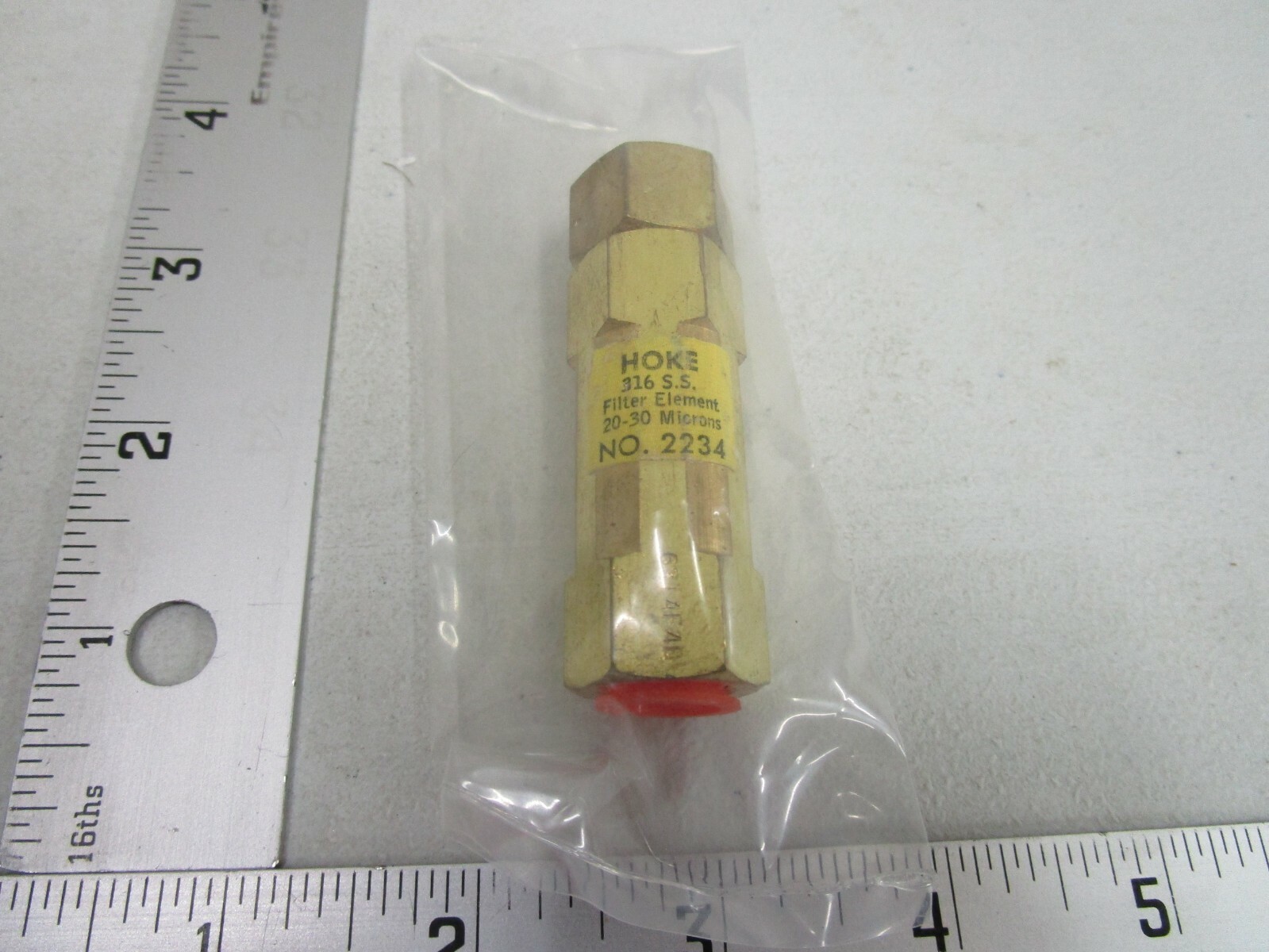 HOKE NO.2234, 20-30 Micron Inline Filter, 1/8" FNPT, 316SS FILTER ...