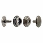 Springfield Leather Company Line 20 Antique Nickel-Plated Snaps | eBay