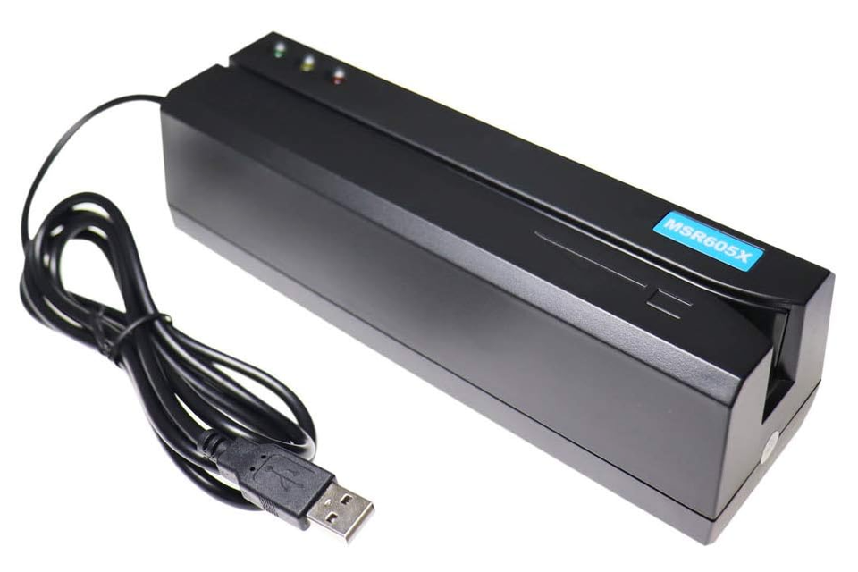 MSR605X USB Card Reader Writer Mag Swipe 3-Track Compatible W/ MSR206 ...