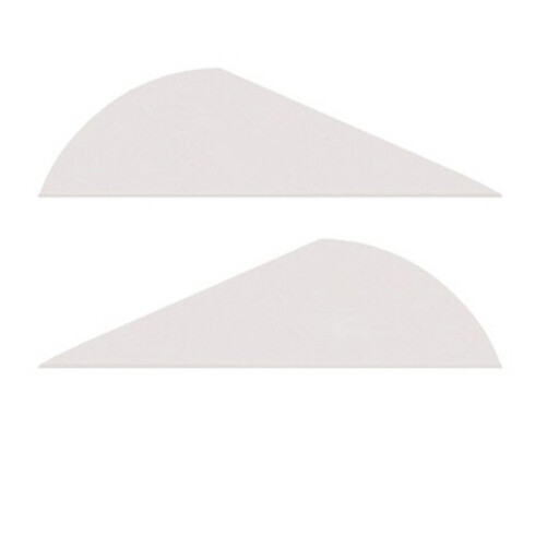 100pcs Arrow Shooting Vanes 2'' TPU Arrow Fletching for Archery ...